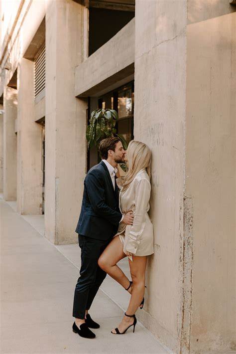 A Dtla Editorial Style Engagement Session Los Angeles Ca Michaela