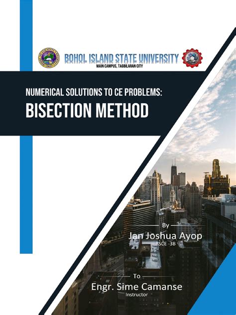 Bisection Method Research Paper Ayop Pdf Applied Mathematics