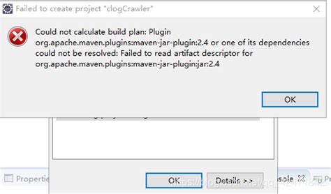 Could Not Calculate Build Plan Plugin Orgapachemavenpluginsmaven Jar Plugin24 Or One Of