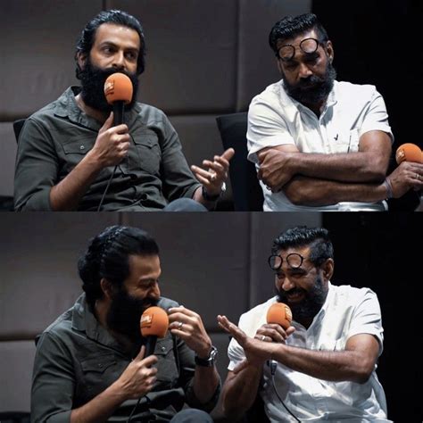 Prithviraj And Bijumenon With Clubfm Team Cute Couple Videos Movie Pic Actors Images