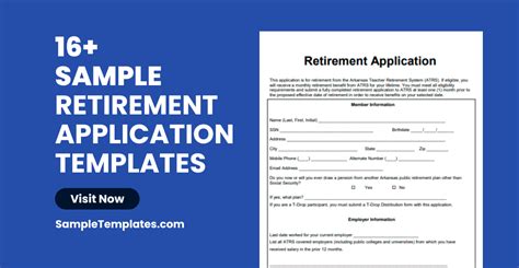 Free 16 Retirement Application Samples In Ms Word Pdf
