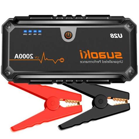 Suaoki U28 2000a Peak Jump Starter Pack Portable