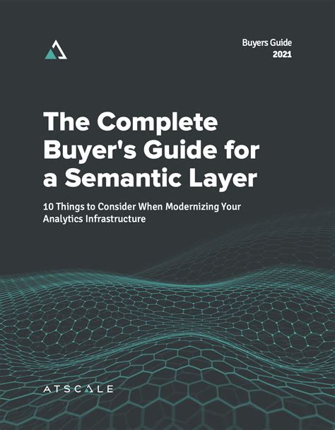 the complete buyer s guide for a semantic layer atscale
