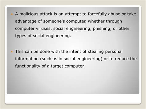 Ppt Malicious Attacks Powerpoint Presentation Free Download Id1456149