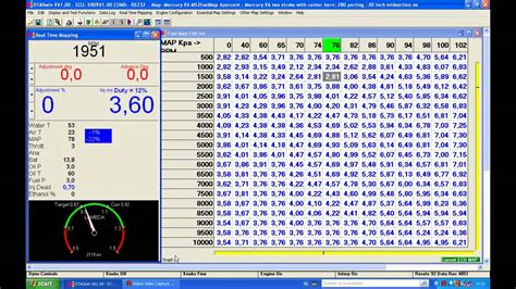 DTA S80 software Tuning / Land And Sea Dyno DIY Electronic Fuel Injection EFI 2 stroke - YouTube