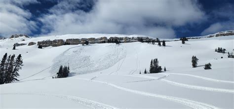 Snowmobile Triggered Avalanche Beartooth Pass Gallatin National