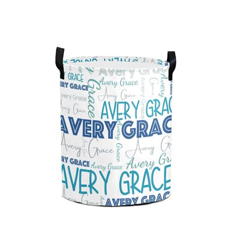 Personalized Laundry Hamper Collapsible Clothes Storage Basket With