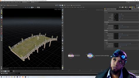 artstation tutorial japanese traditional bridge procedural generator