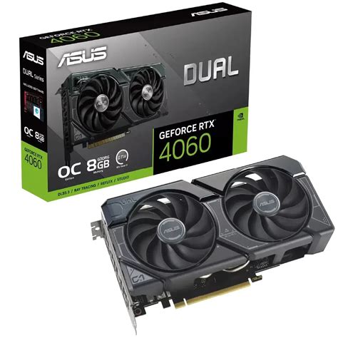 Видеокарта Zotac - 8GB GeForce RTX4060 DUAL OC GDDR6X 128bit HDMI ...