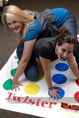 Teenage Girls Play Twister Two Teenage Girls Have Fun Play Flickr