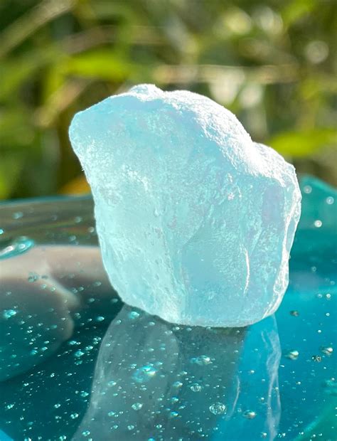 Rare Cristal Bleu Etherium ~ 17 G Minéral Afrique Andara La Magie Des Andaras ~ Eclesiah