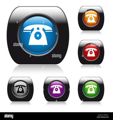 Vector Glossy Button For Web Design Stock Vector Image Art Alamy