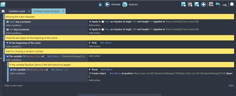 Trouble With Conditions For Appearing The Object How Do I Gdevelop Forum
