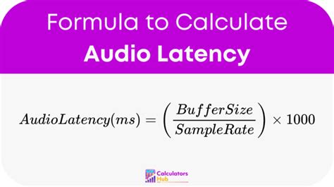 Audio Latency Calculator