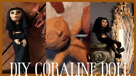Diy Coraline Doll Tutorial Making A Coraline Doll Mini Me Youtube