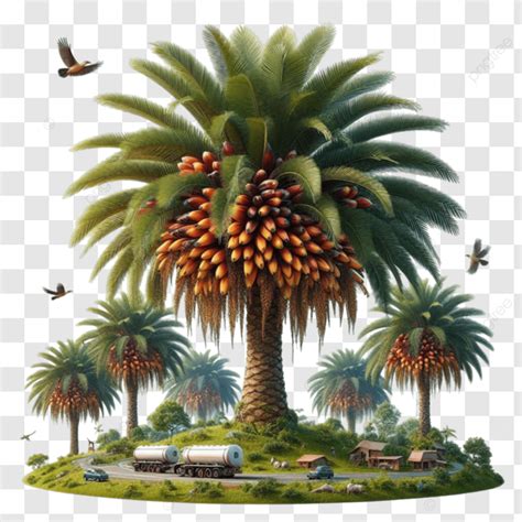 A Palm Oil Tree Vector Design Palam Tree Palm Tree Vector Palm Png