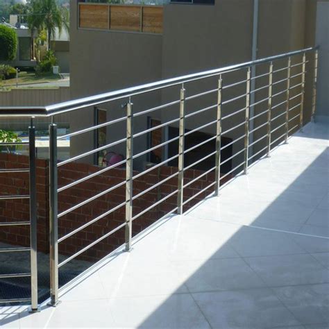 Ss304 Solid Rod Stainless Steel Railing Design For Balcony Stairs
