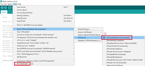 i was able to write software for my attiny 84 using my raspberry pi pico r arduino