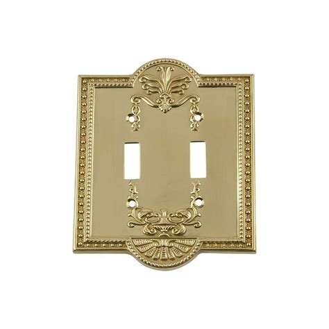 Historic Houseparts Inc Meadows Switchplates Solid Brass Meadows Switchplate Unlacquered