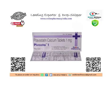 Tablets Pivasta Pitavastatin Tablet For Personal At ₹ 193box In Nagpur