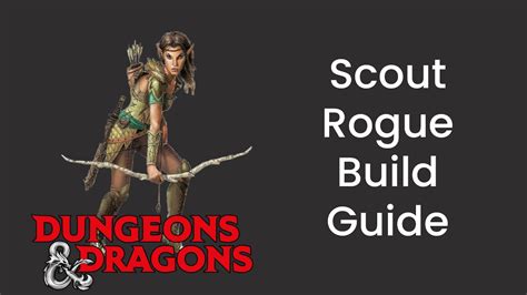 Scout Rogue Build Guide In Dandd 5e Hdiwdt Youtube