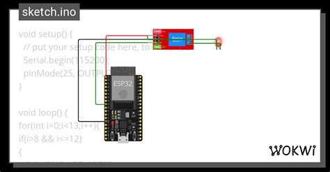 Relay Dd Wokwi ESP STM Arduino Simulator