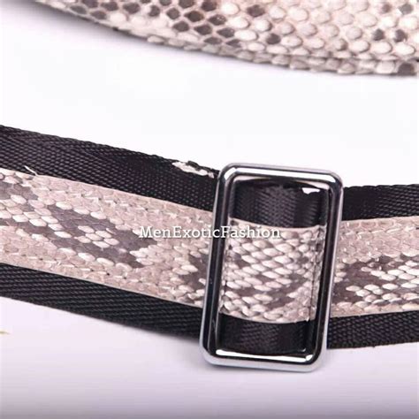 White Original Indonesian Handmade Python Bagpython Etsy