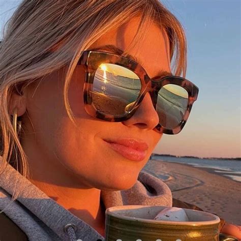 Diff Eyewear Accessories Diff Eyewear Carson Himalayan Tortoise Cherry Blossom Mirror