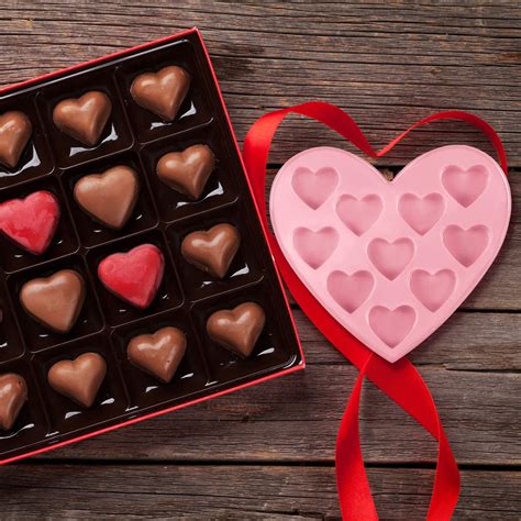 Chocolate Molded Candy Valentine Silicone Chocolate Molds Heart