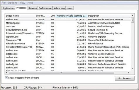 excessive ram usage cannot find culprit need it fixed asap windows