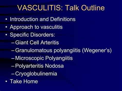 2015 Mangement Of Systemic Vasculitis Ppt