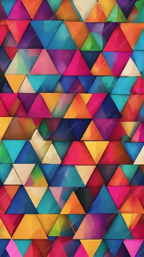 Premium Ai Image Texture Twodimensional Triangle Background