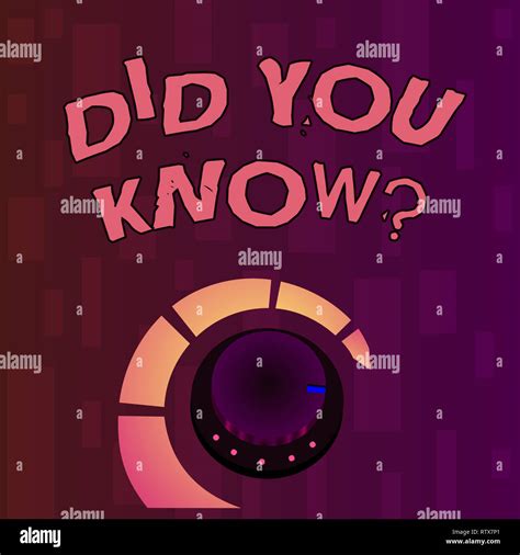 Handwriting Text Writing Did You Knowquestion Concept Meaning Were Informed Learn Something New