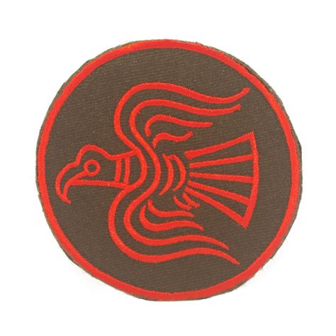 Odins Raven Viking Embroidery Movie Cosplay Patch With Velcro