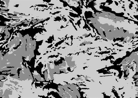 Camouflage Black Gray Pattern Stock Illustrations 2 544 Camouflage
