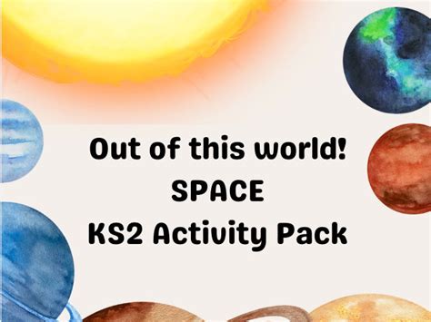 Space Activity Pack Ks2 Teaching Resources