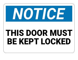 Free Printable Security Sign Templates Page 2