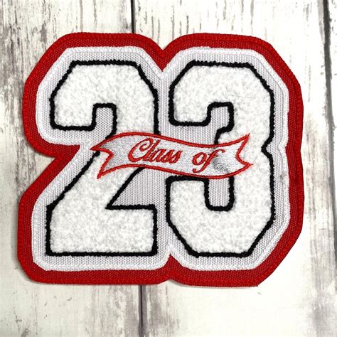 Graduation Year Letterman Jacket Patch Chenille Class Of 2025 Jacket