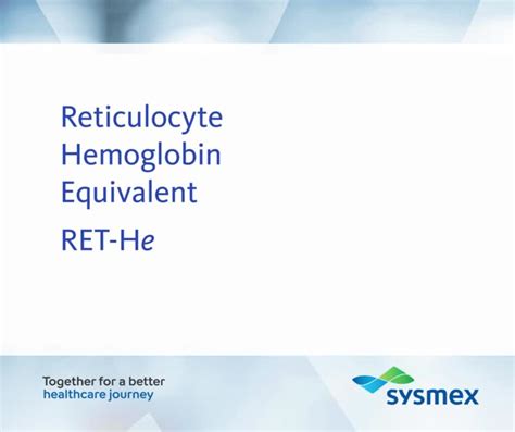 Sysmex Reticulocyte Parameters For Patients With Anemia Sysmex Canada