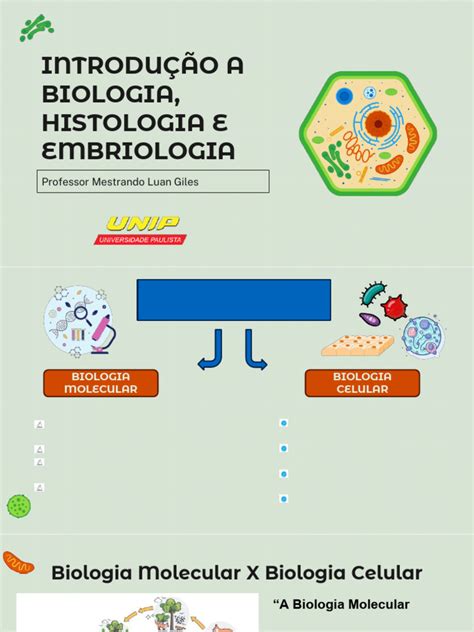 Aula 01 Biologia Molecular E Celular Pdf Célula Biologia Vírus