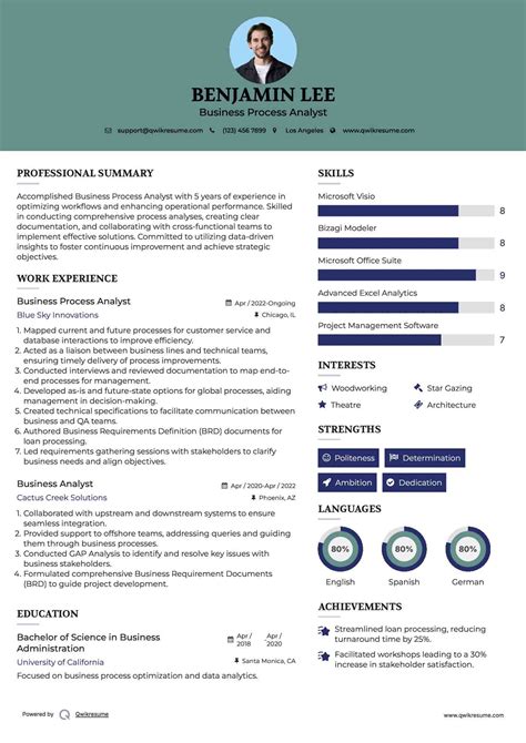 Business Process Analyst Resume