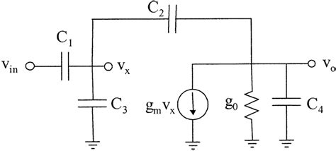 Typical Ota Based Capacitor Amplifier Download Scientific Diagram