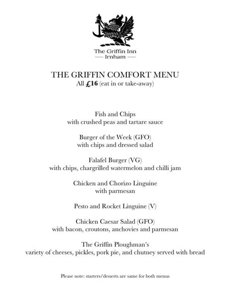 Restaurant The Griffin Inn Irnham