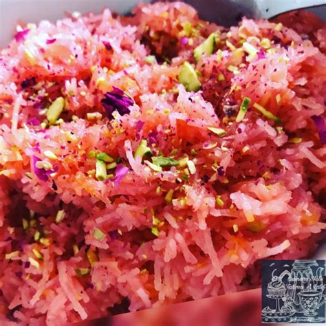 Rose 🌹 Cardamom And Pistachio Vermicelli Recipe By Fatima Latib