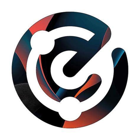 Premium Photo Radar Icon Cyan Orange Waves Texture