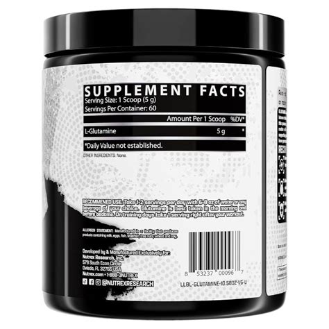 Nutrex Glutamine Drive 300g Gnc Guatemala