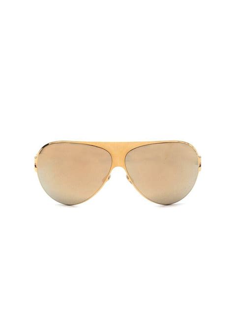 Mykita X Bernhard Willhelm Franz 24k Gold Limited Sunglasses Sex And T