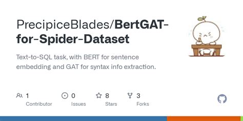 Github Precipicebladesbertgat For Spider Dataset Text To Sql Task
