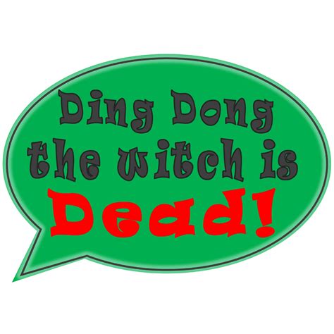 Dong The Witch Is Ding Dong The Witch Is Dead Which Old Witch The