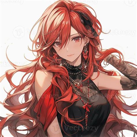 Anime Girl Red Hair By Brightbelle5678 On Deviantart